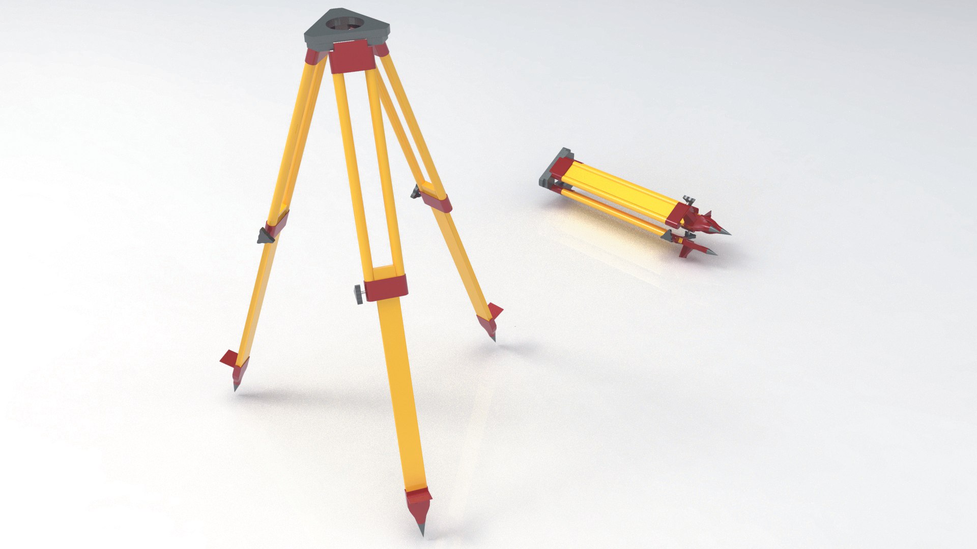 Tripod Surveying Model - TurboSquid 1630354