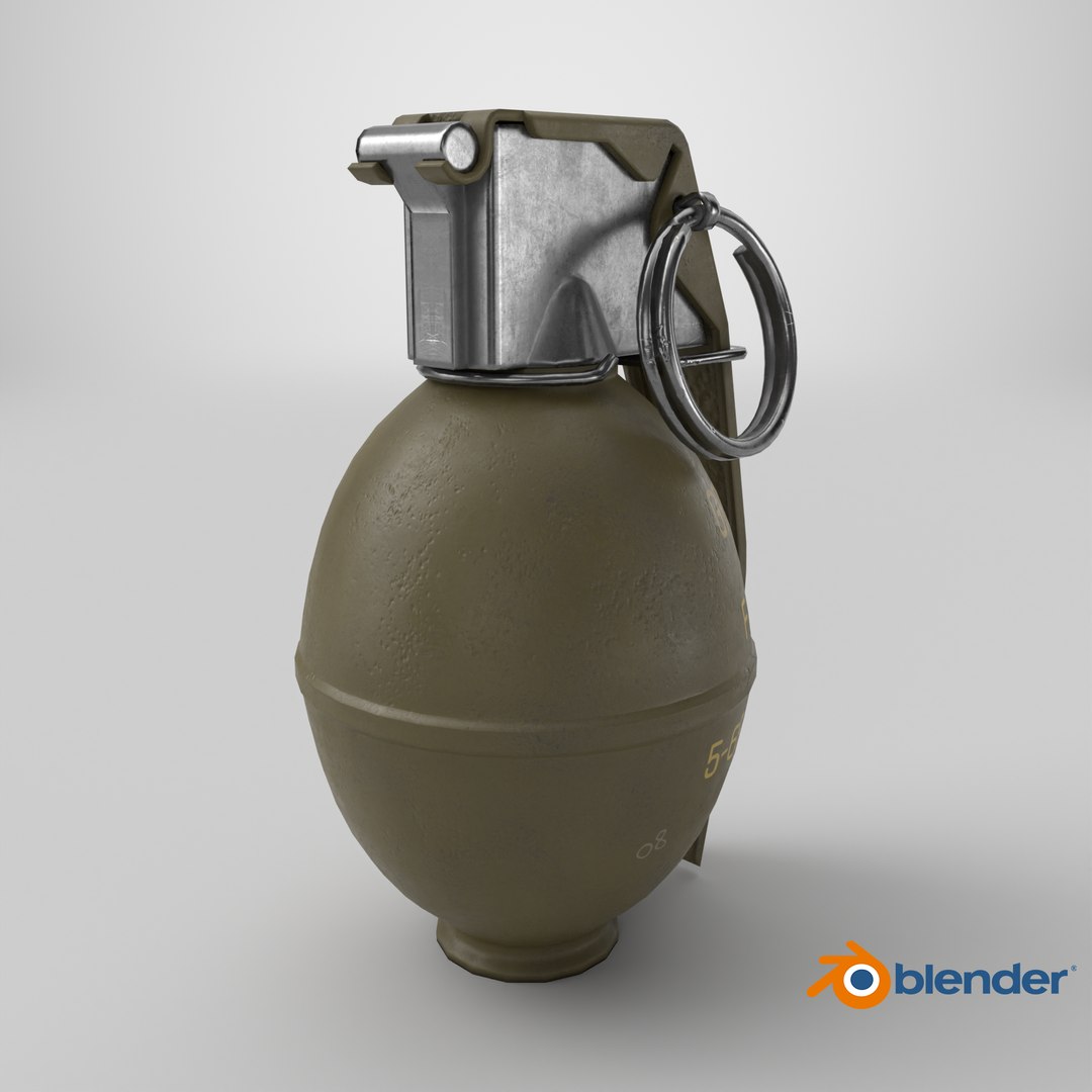 3D M61 Grenade Low-poly PBR - TurboSquid 2051395