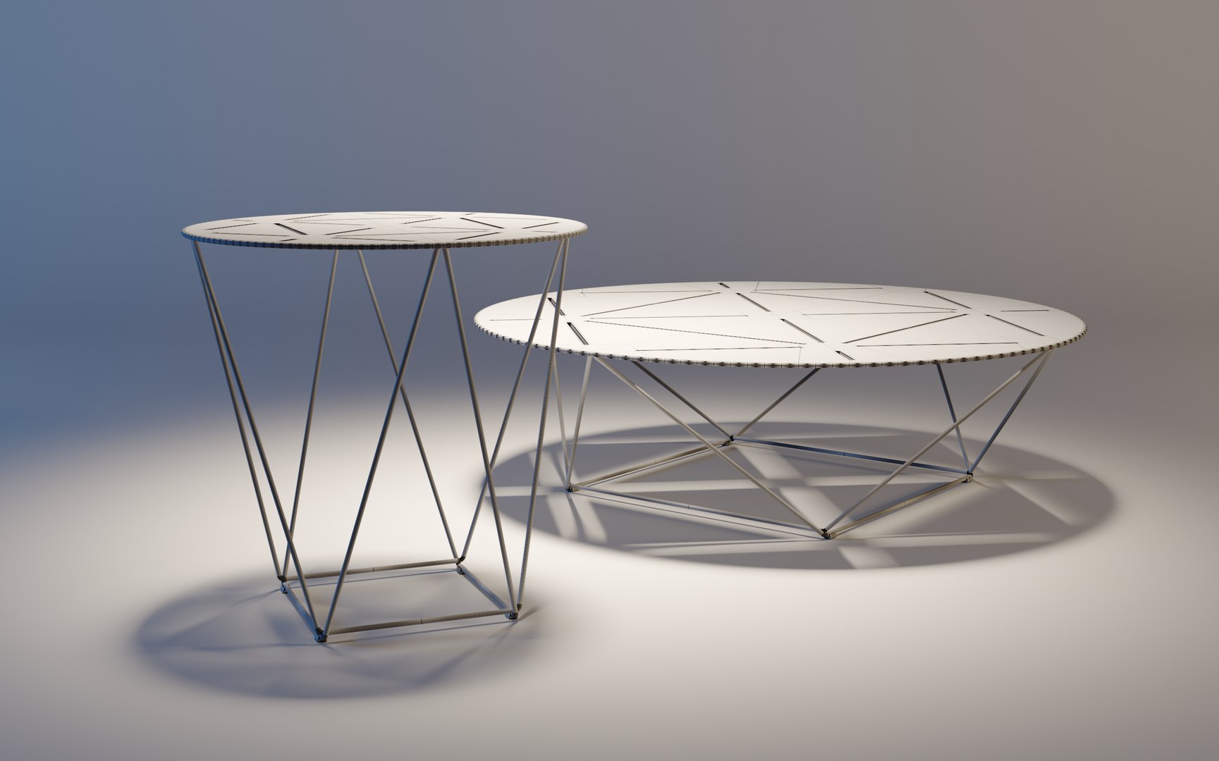 Walter Knoll Joco Side Tables 3D Model - TurboSquid 1959846