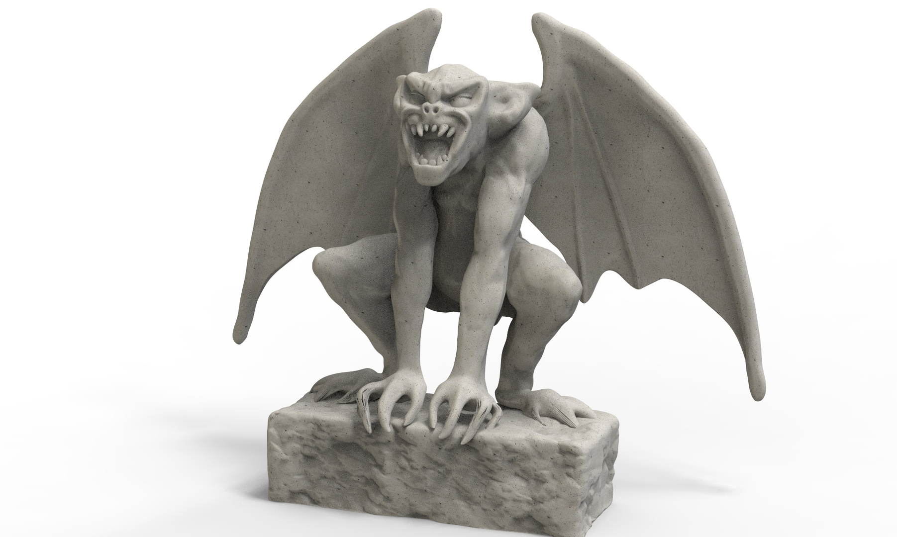 Gargoyle monster creature 3D model - TurboSquid 1421961