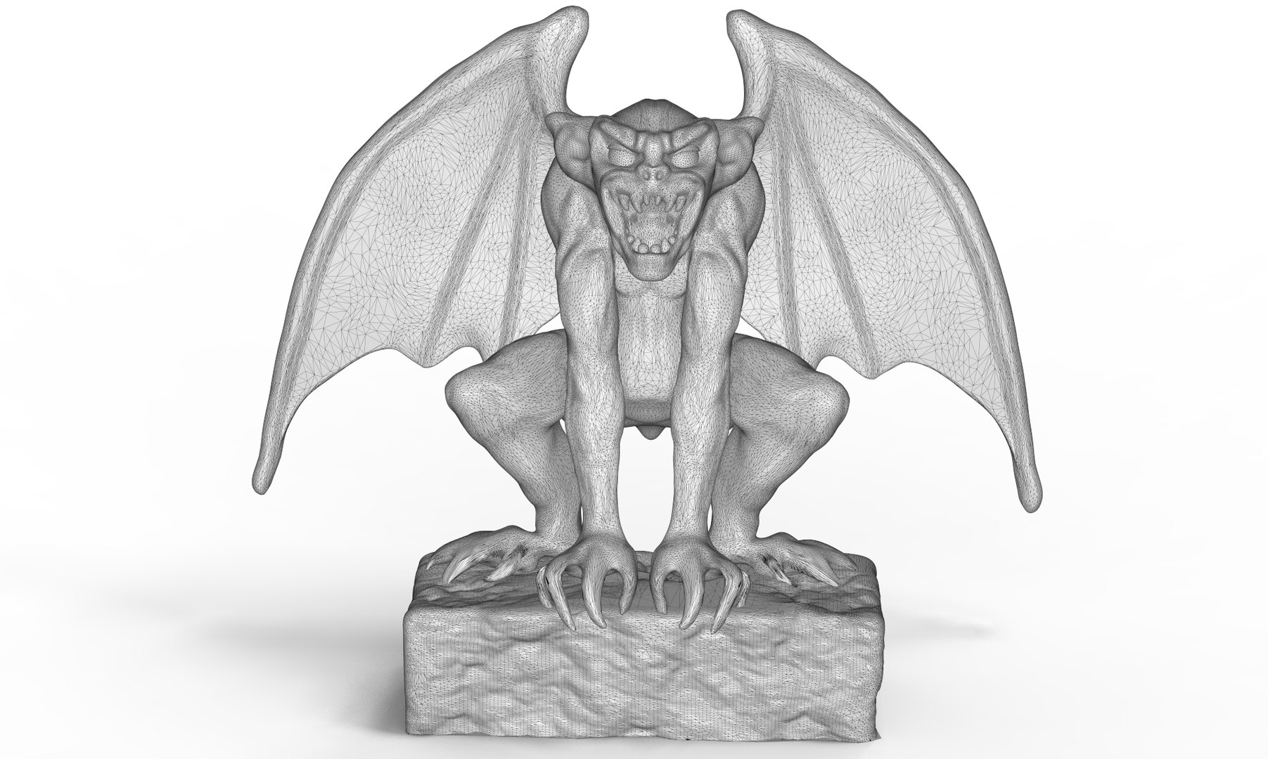 Gargoyle Monster Creature 3D Model - TurboSquid 1421961
