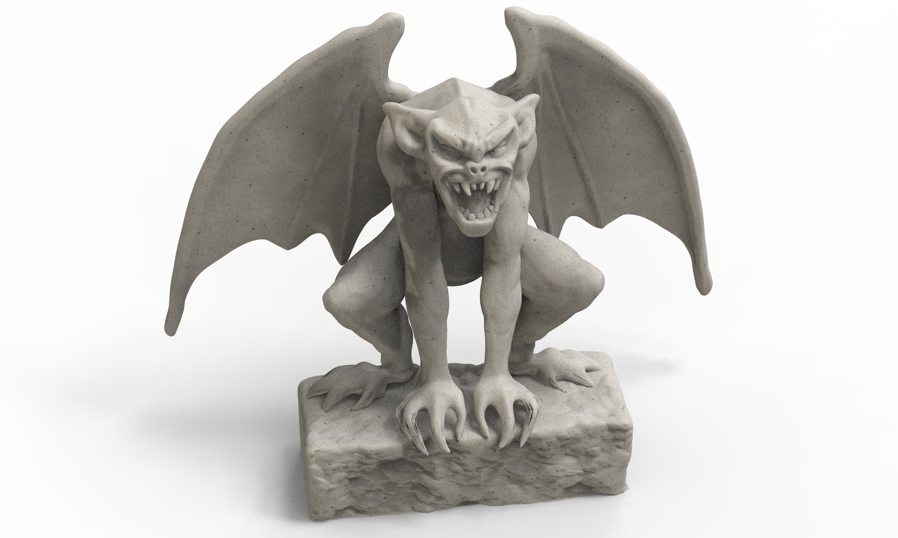 Gargoyle Monster Creature 3D Model - TurboSquid 1421961