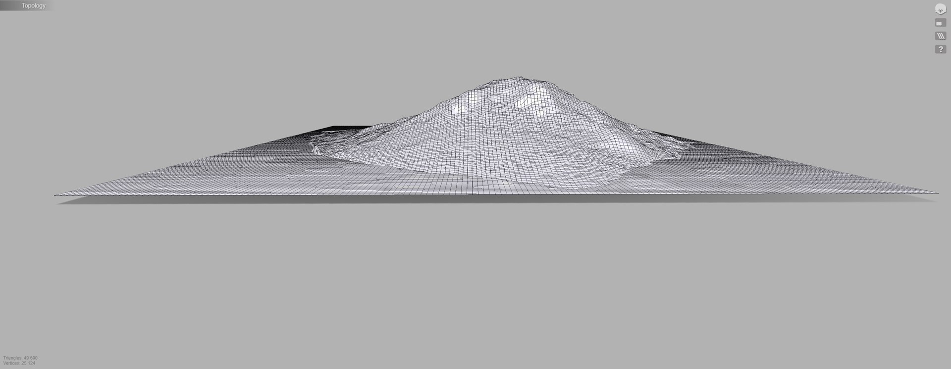 3D Mountain Landscape Volcano Ruang North Sulawesi Indonesia Model ...