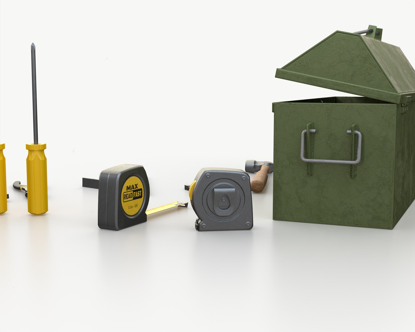 3D Hand Tools Set Model - TurboSquid 2177269