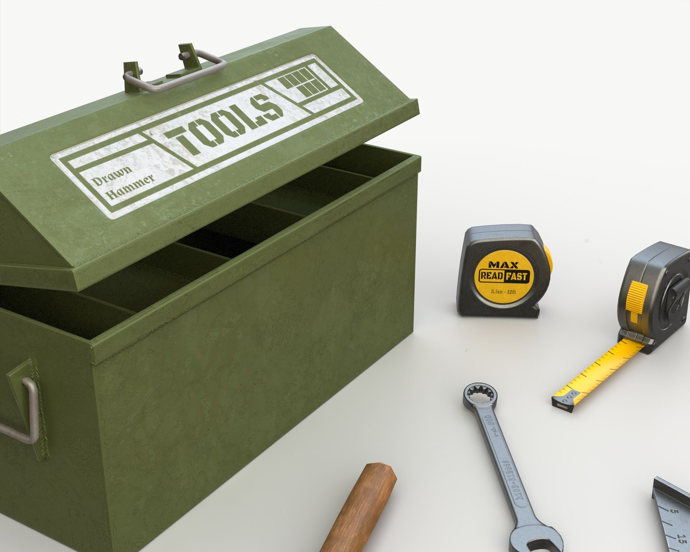 3D Hand Tools Set Model - TurboSquid 2177269