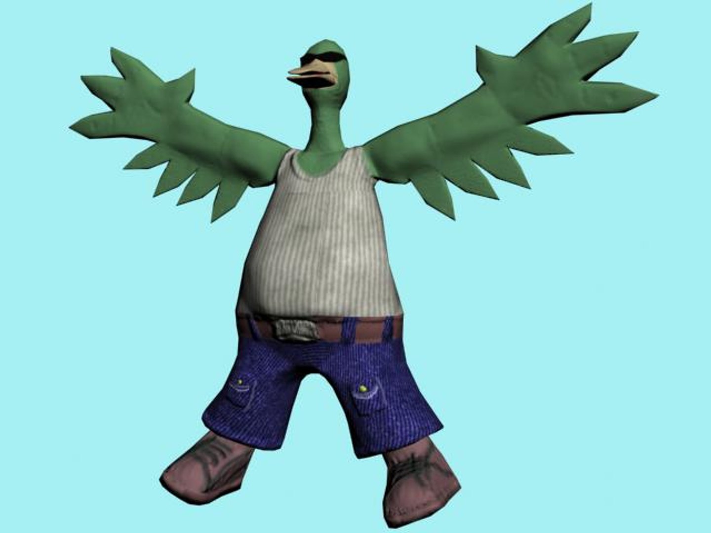 Free 3ds Model Quack Duck