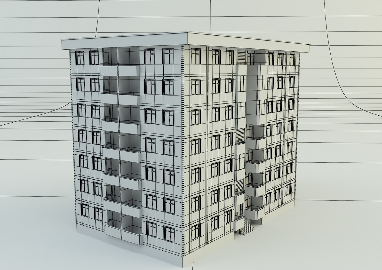 3D Model Building 11 3d House - TurboSquid 1966232
