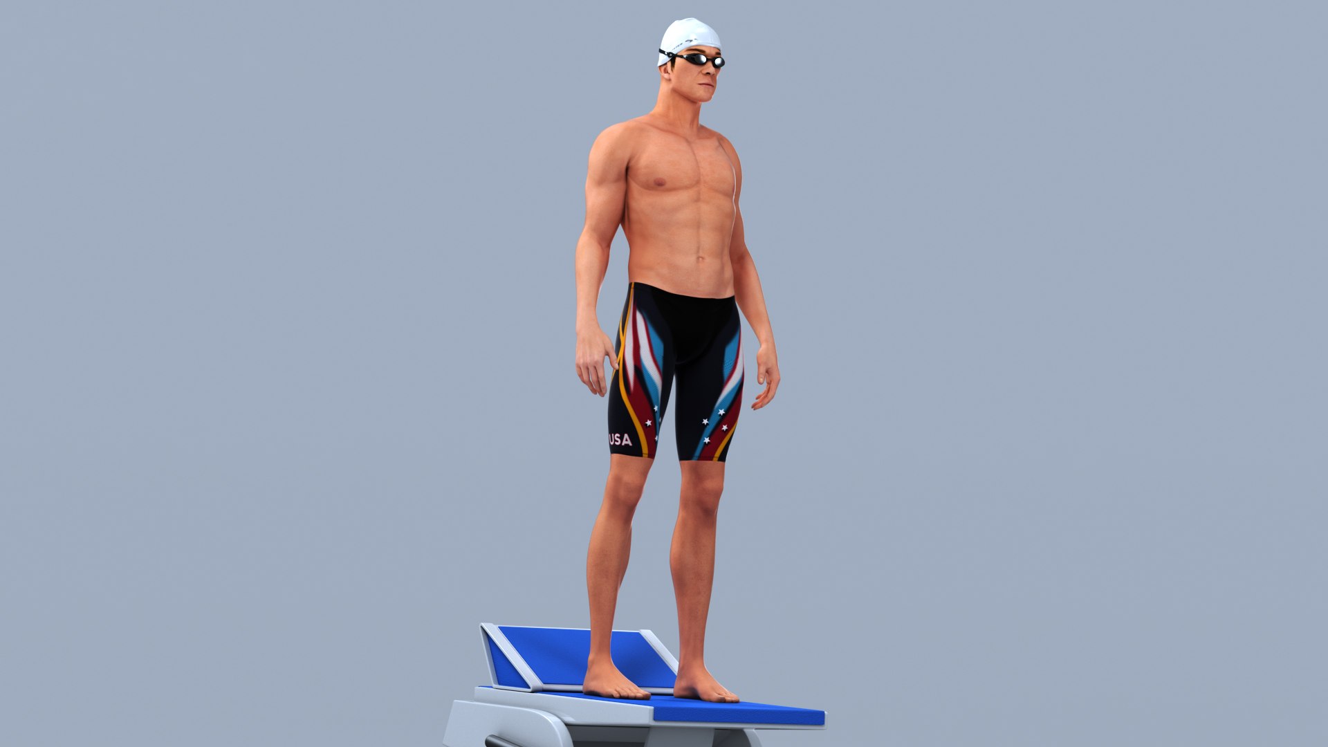 Animations Male Swimmer Swimming 3D - TurboSquid 1509576