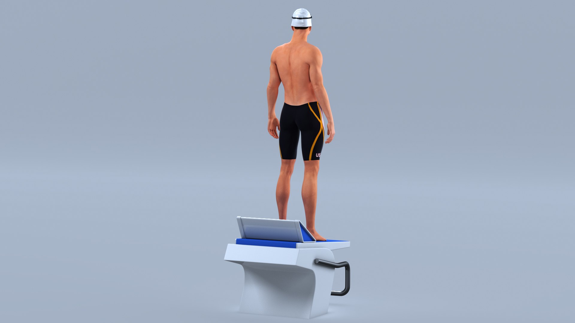 Animations Male Swimmer Swimming 3D - TurboSquid 1509576