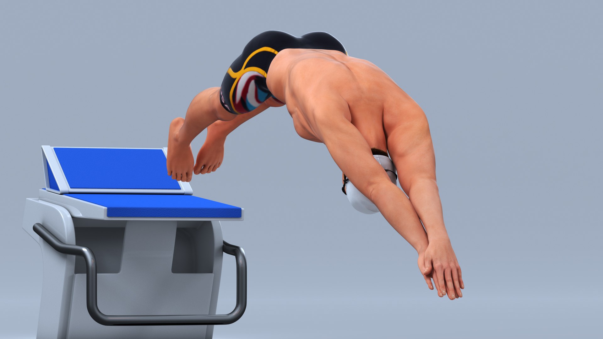 Animations Male Swimmer Swimming 3D - TurboSquid 1509576