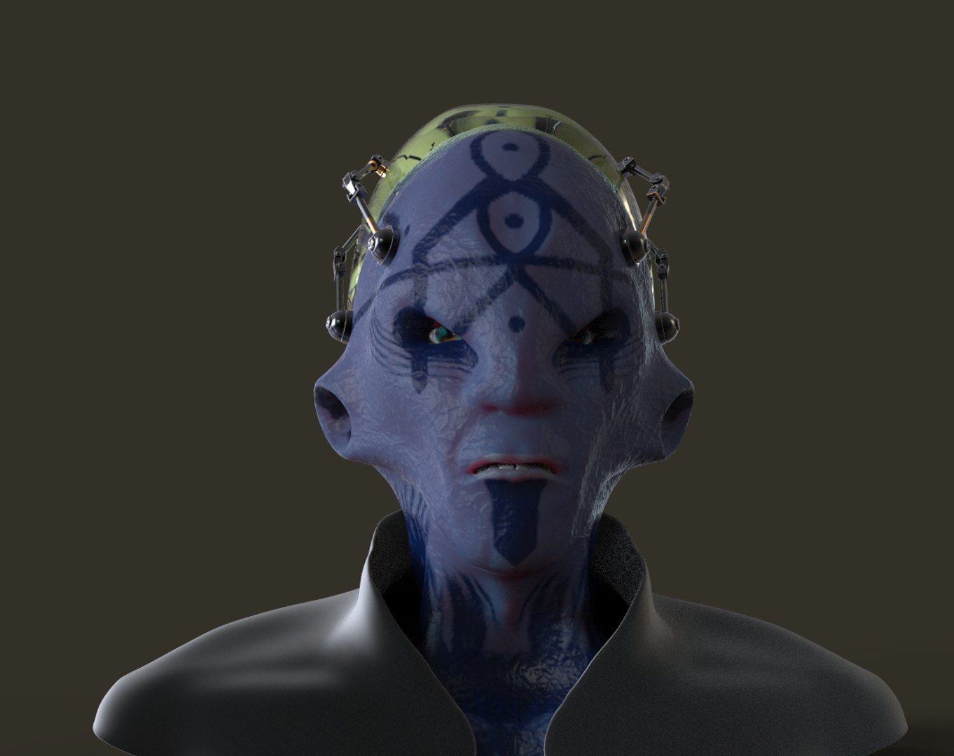 Alien Zbrush 3D Model - TurboSquid 1193662