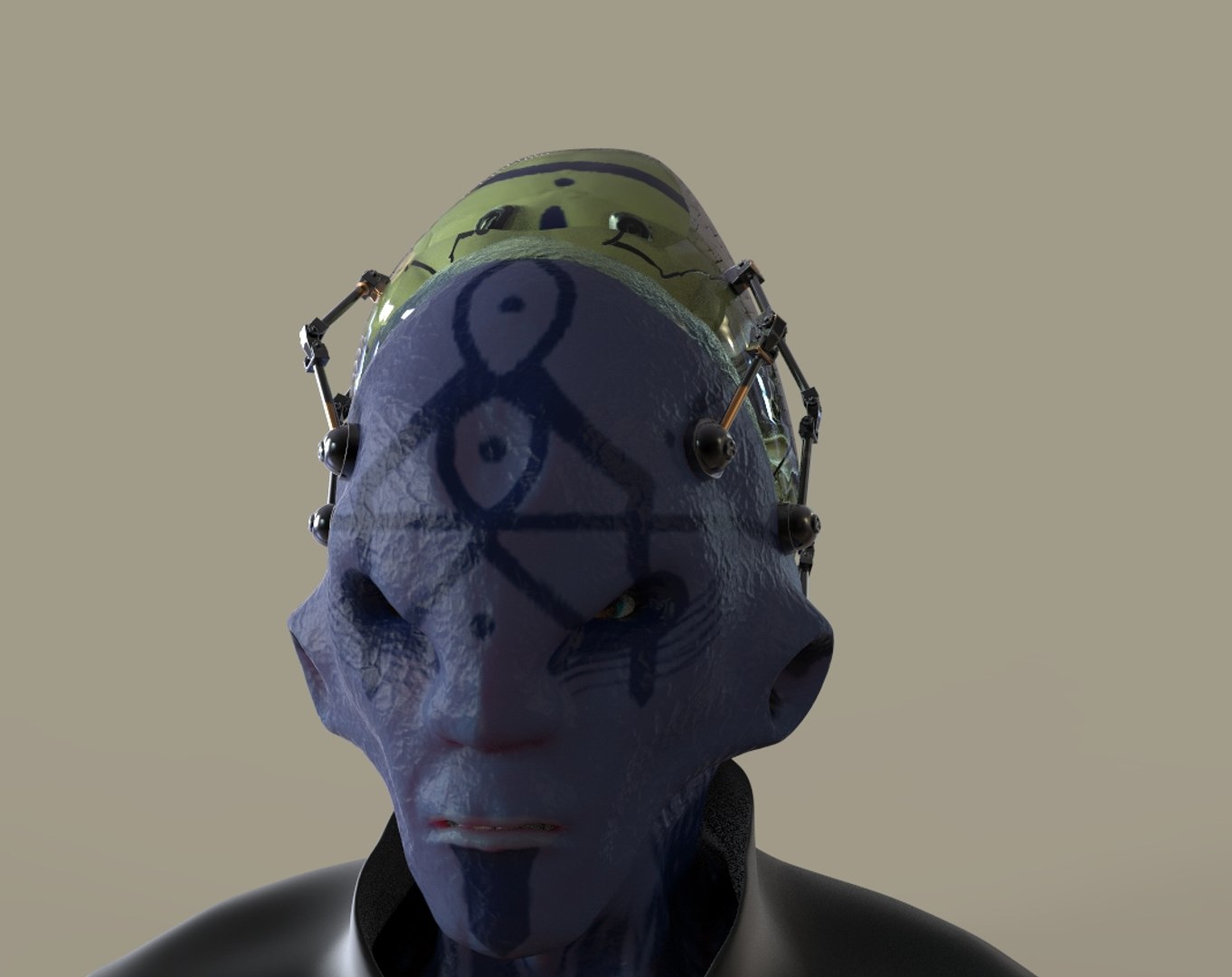 Alien Zbrush 3D Model - TurboSquid 1193662