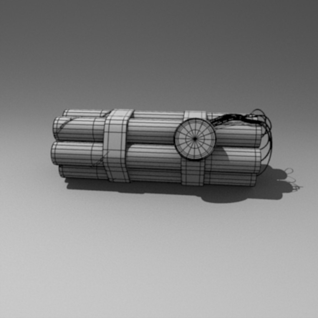 Dynamite Bomb 3d Model
