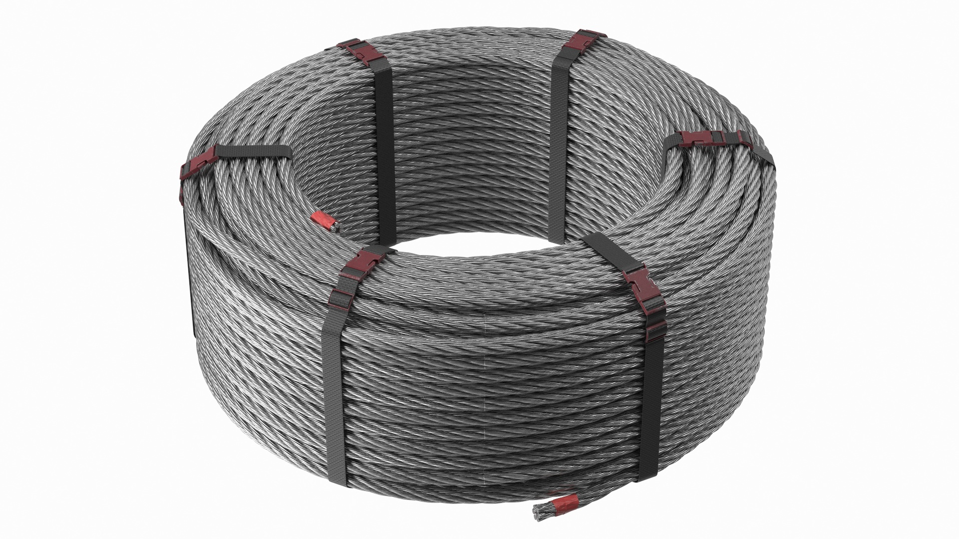 Srawl Warp Steel Rope Coil 3D Model - TurboSquid 2051089