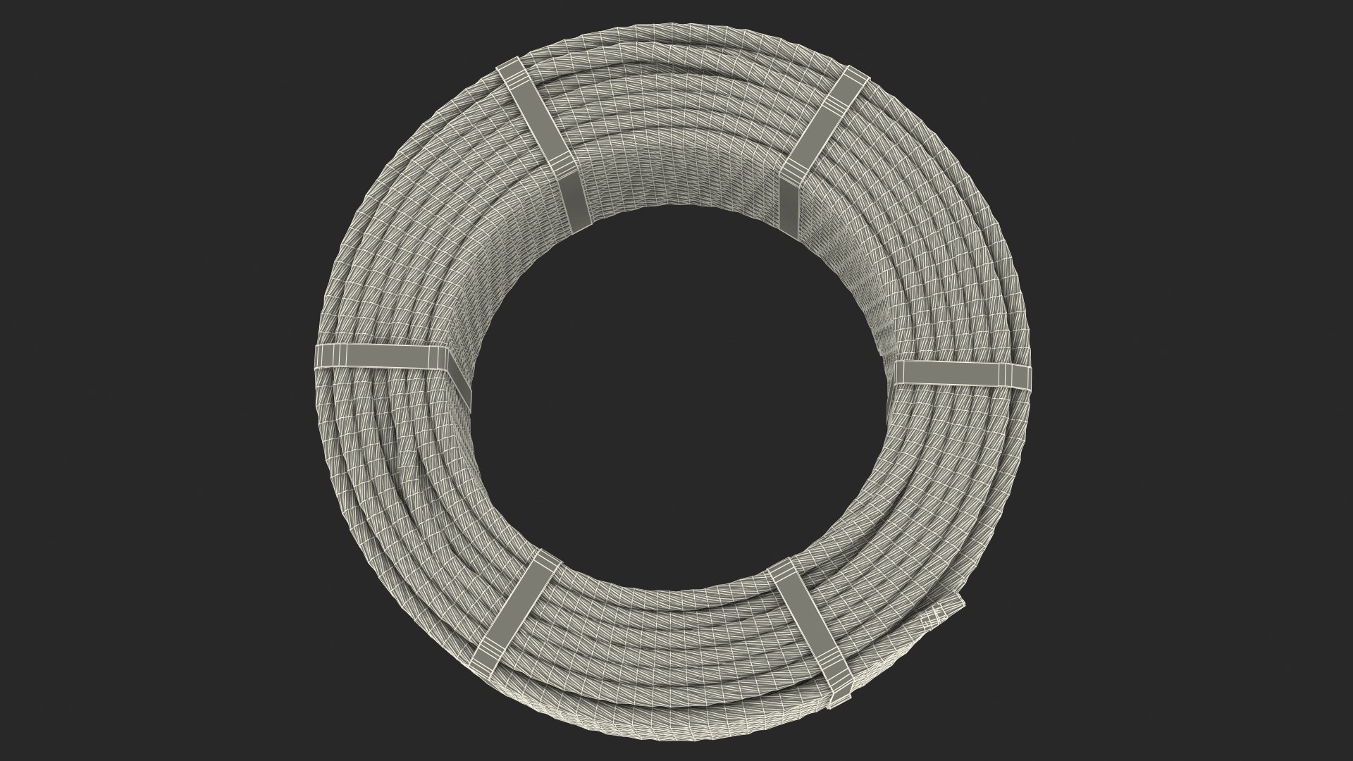 Srawl Warp Steel Rope Coil 3D Model - TurboSquid 2051089
