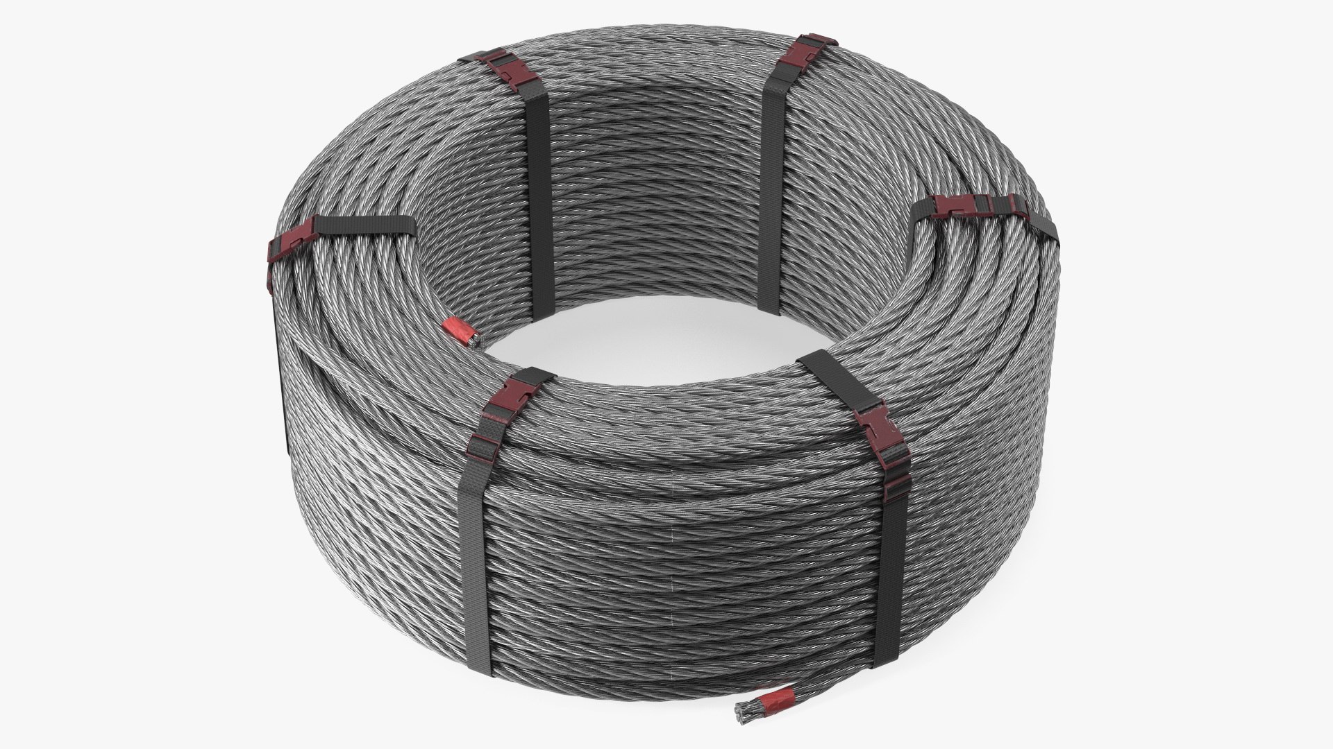 Srawl Warp Steel Rope Coil 3D Model - TurboSquid 2051089