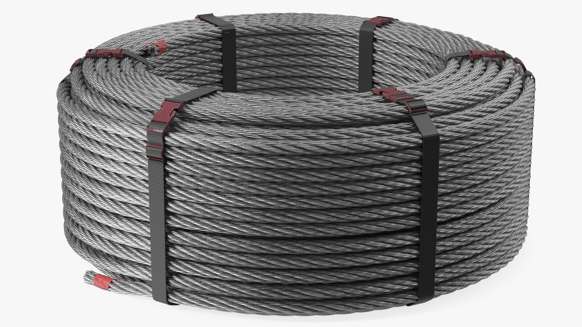 Srawl Warp Steel Rope Coil 3D Model - TurboSquid 2051089