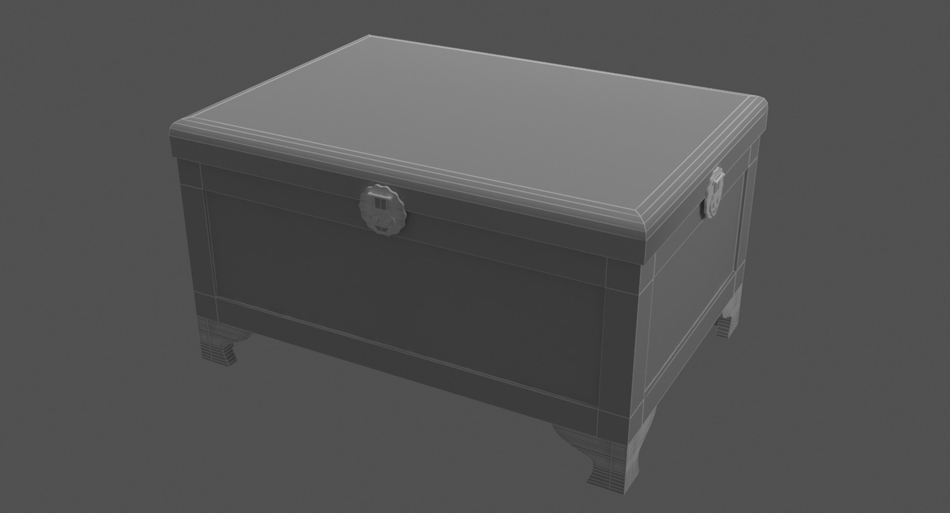 Chinese Lacquered Trunk 3D Model | 1148757 | TurboSquid