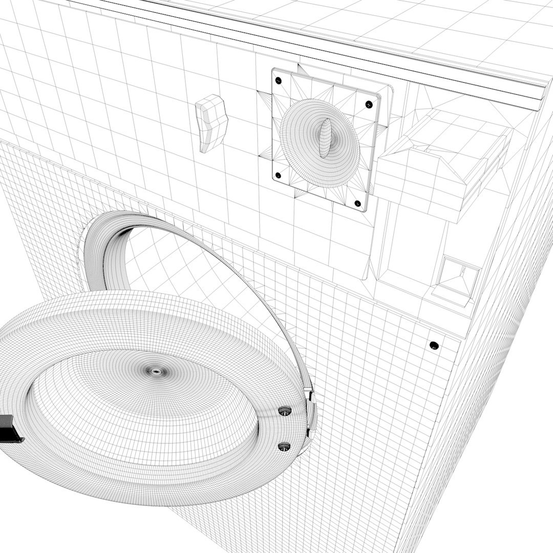 80 S Washing 3D Model - TurboSquid 1535117