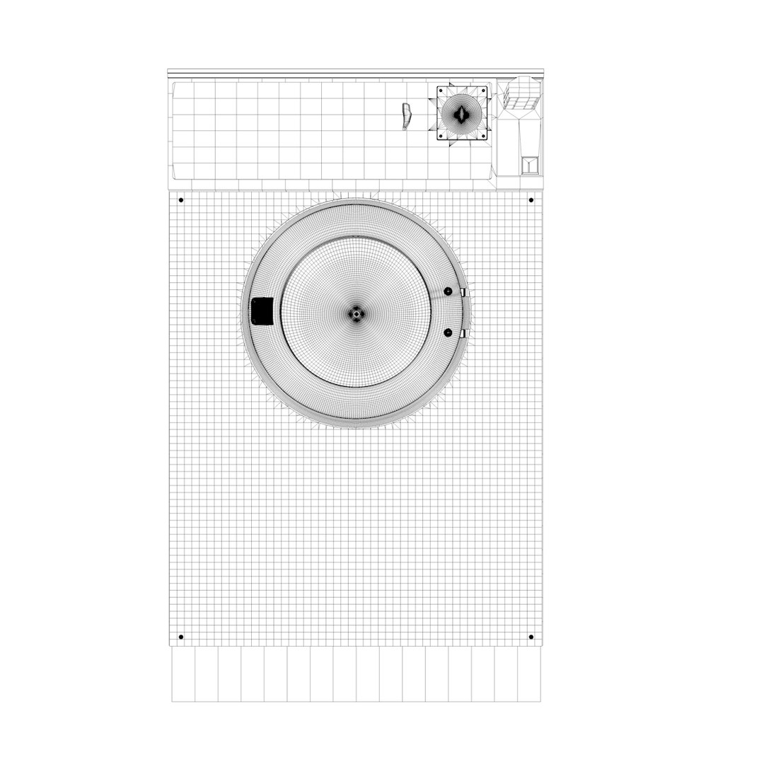 80 S Washing 3D Model - TurboSquid 1535117