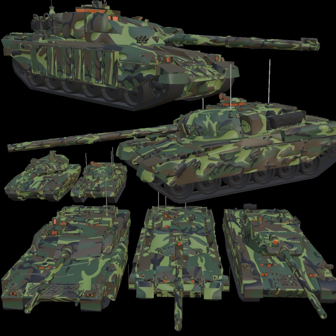 Tank Collection 2 3D Model - TurboSquid 1852697