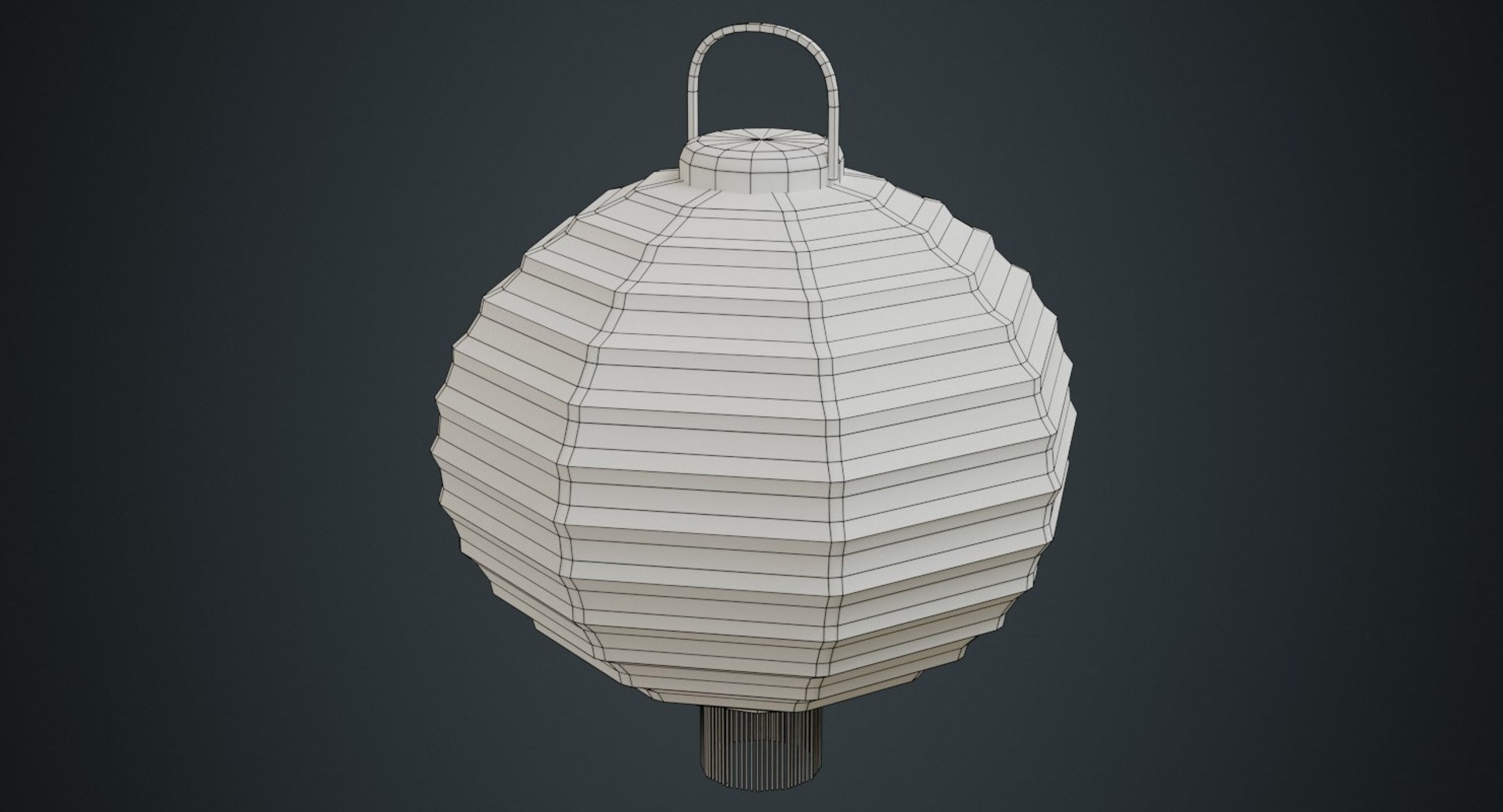 3D Paper Lantern 1a Model - TurboSquid 1343645