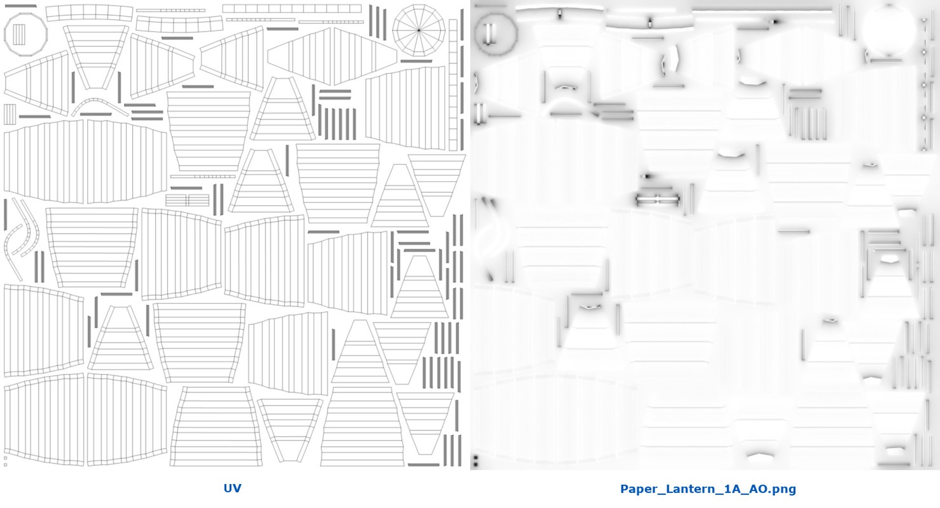 3D Paper Lantern 1a Model - TurboSquid 1343645
