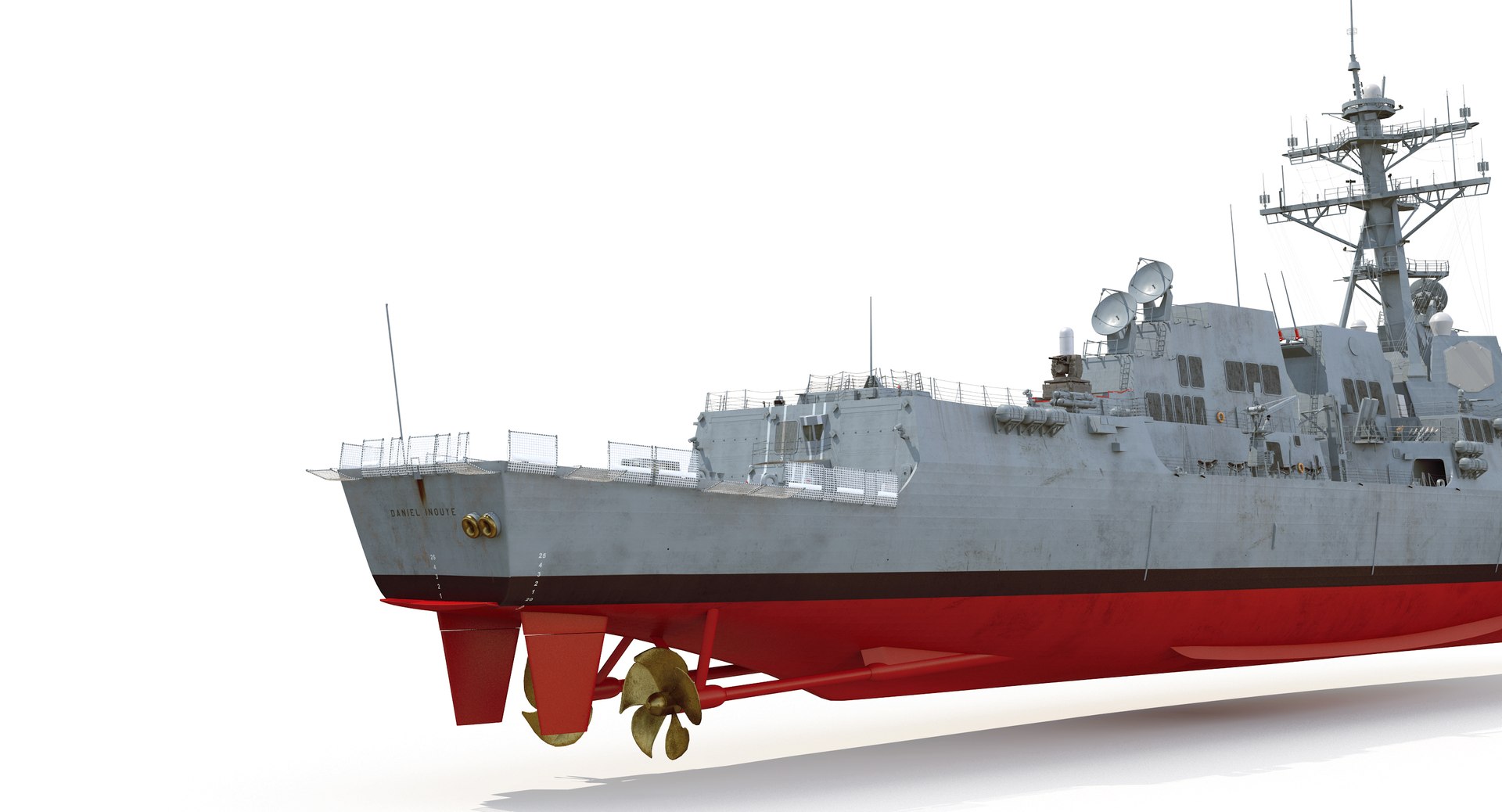 3D Uss Daniel Inouye - TurboSquid 1296799