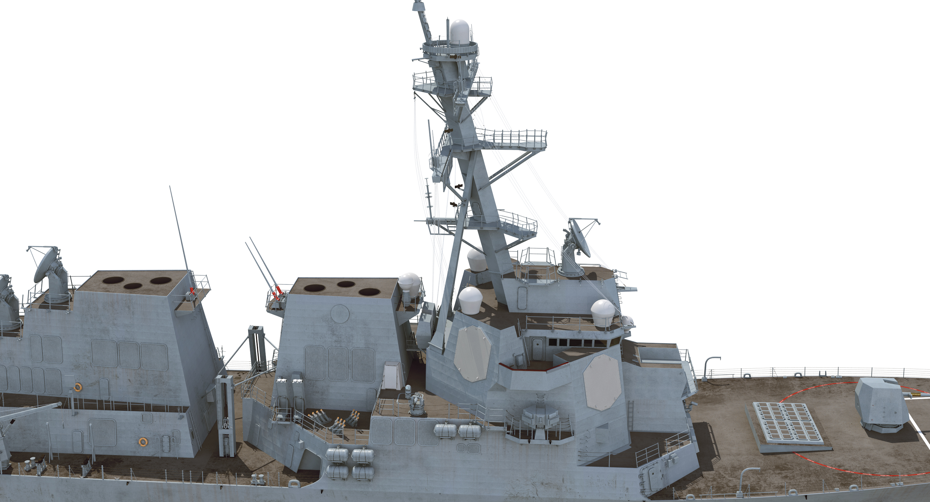 3D uss daniel inouye - TurboSquid 1296799