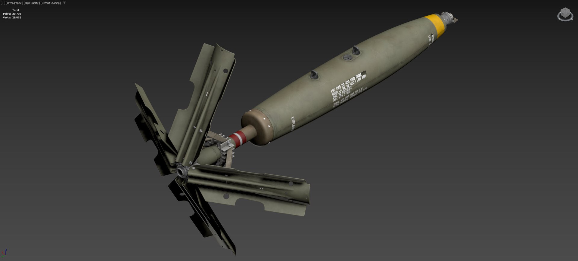 3D MK-82 SNAKEYE - TurboSquid 2294163