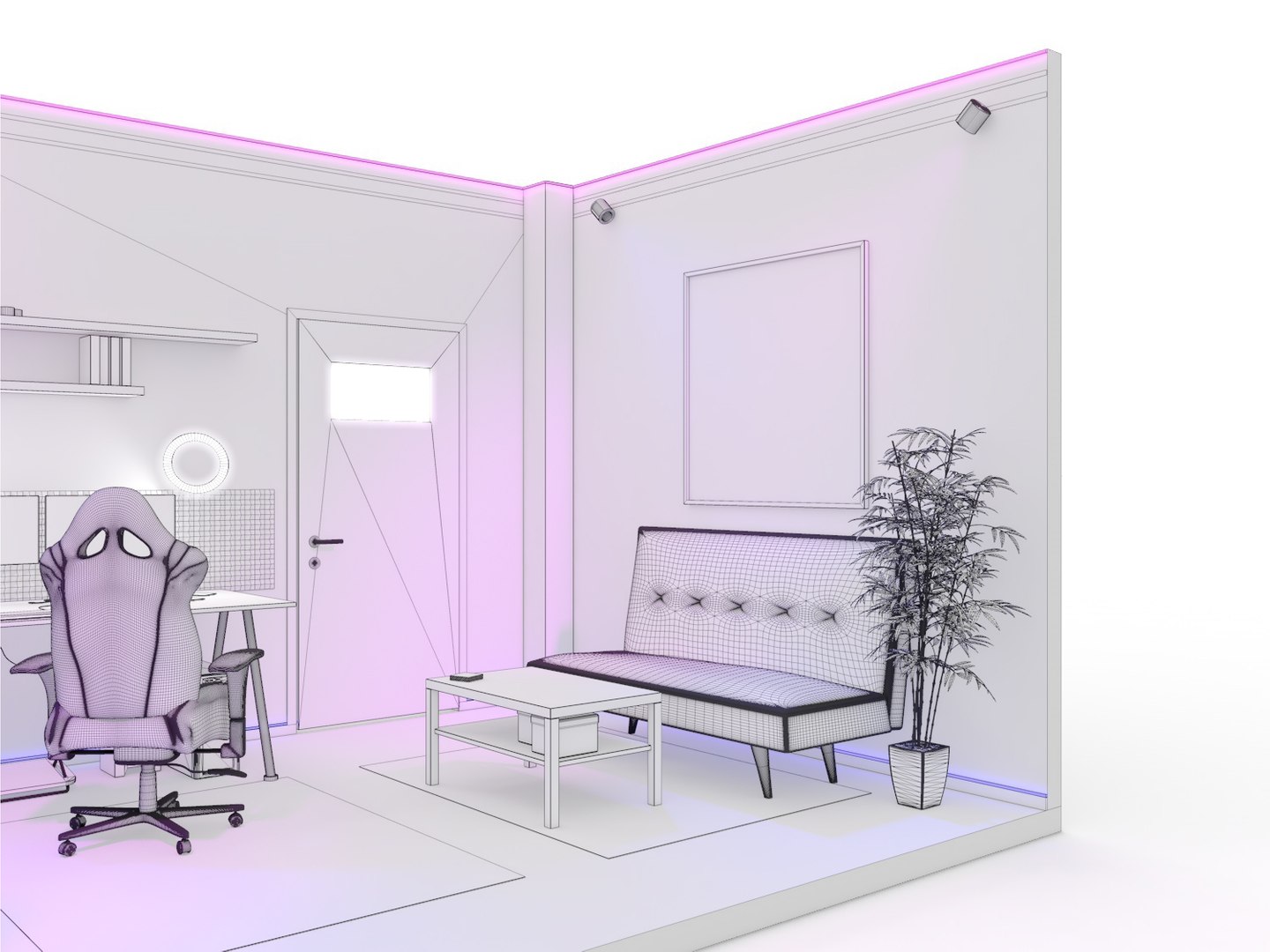 Room Setup 3D Model - TurboSquid 1591636