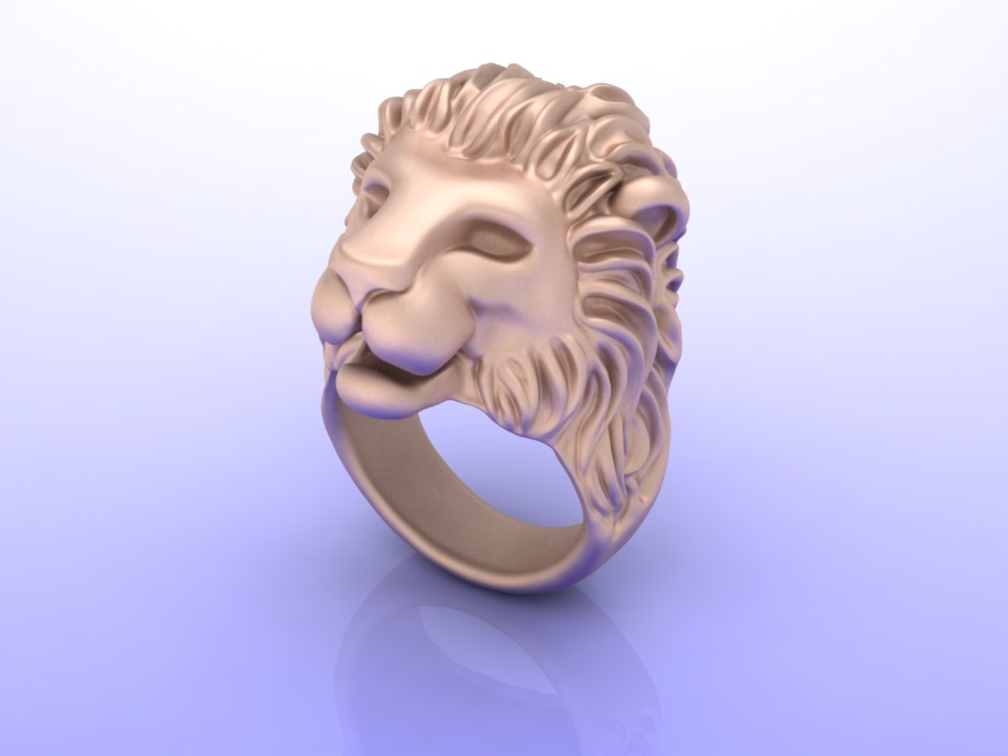 3D Lion Ring Model - TurboSquid 1284754