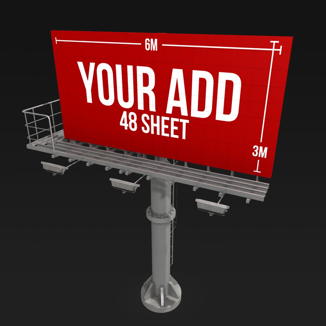 Billboard 48 Sheet 3d Model