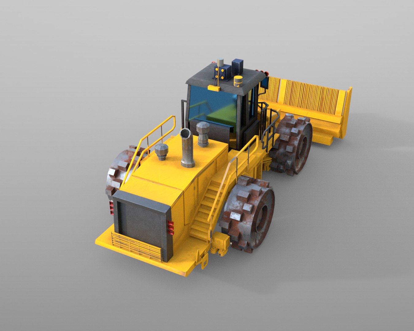 Compactor 3D Model - TurboSquid 1548336