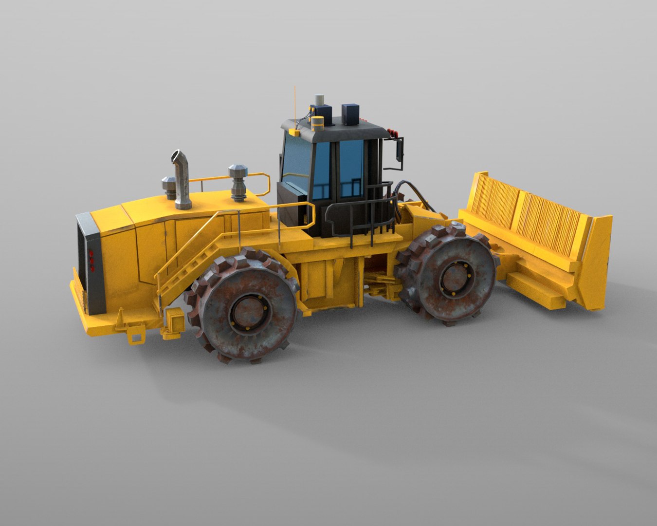 Compactor 3D Model - TurboSquid 1548336