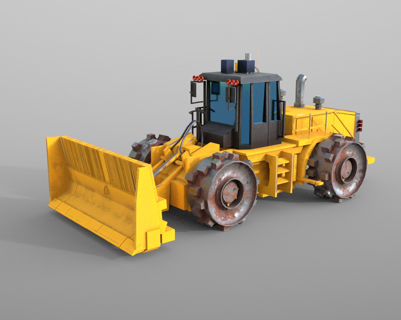 Compactor 3D Model - TurboSquid 1548336