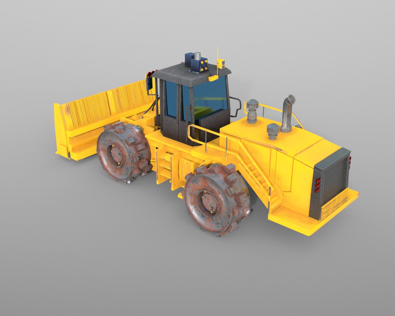 Compactor 3D Model - TurboSquid 1548336