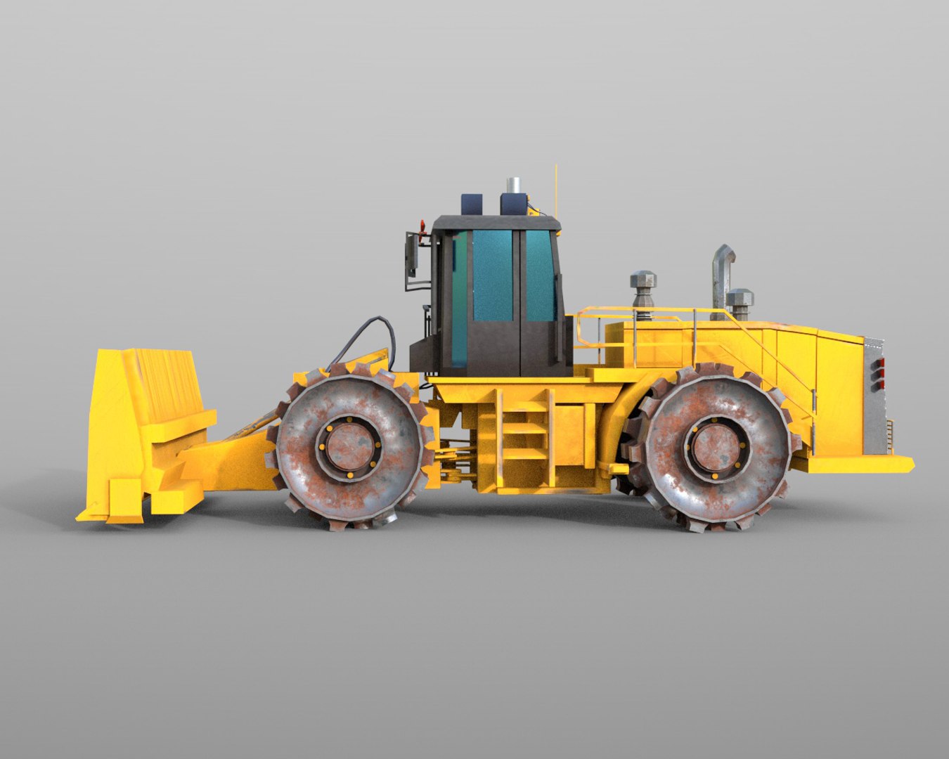 Compactor 3D Model - TurboSquid 1548336