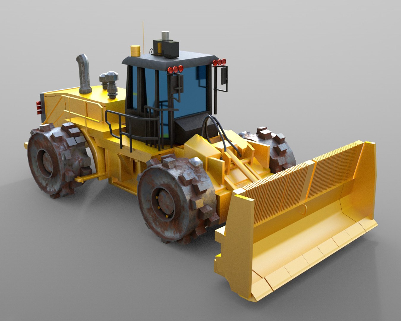Compactor 3D Model - TurboSquid 1548336
