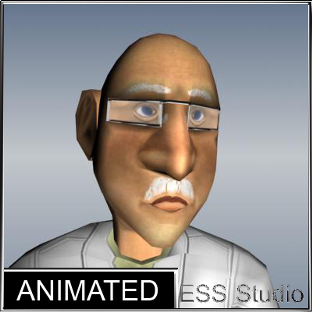 3d Scientist Animation