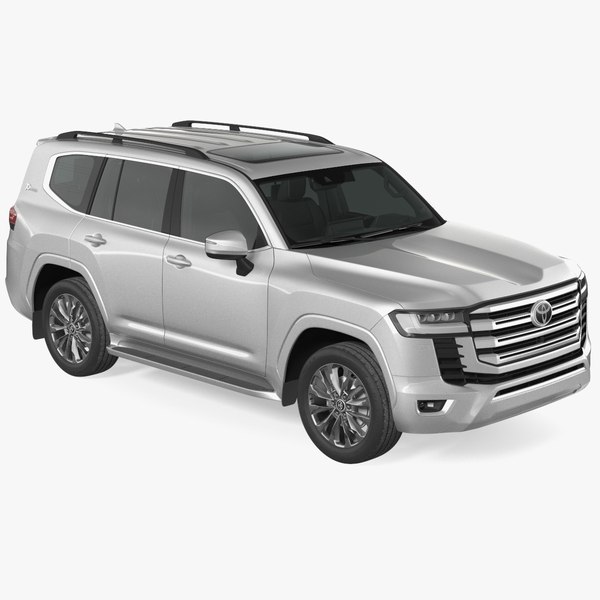 3D model Toyota Land Cruiser Silver Light Off - TurboSquid 1808182
