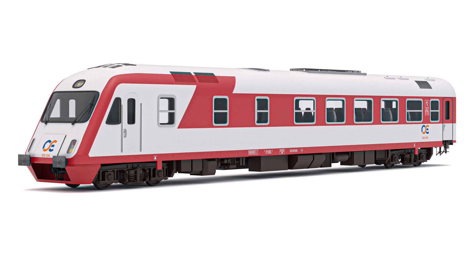 3D AEG DE IC-2000N Locomotive Model - TurboSquid 2278685