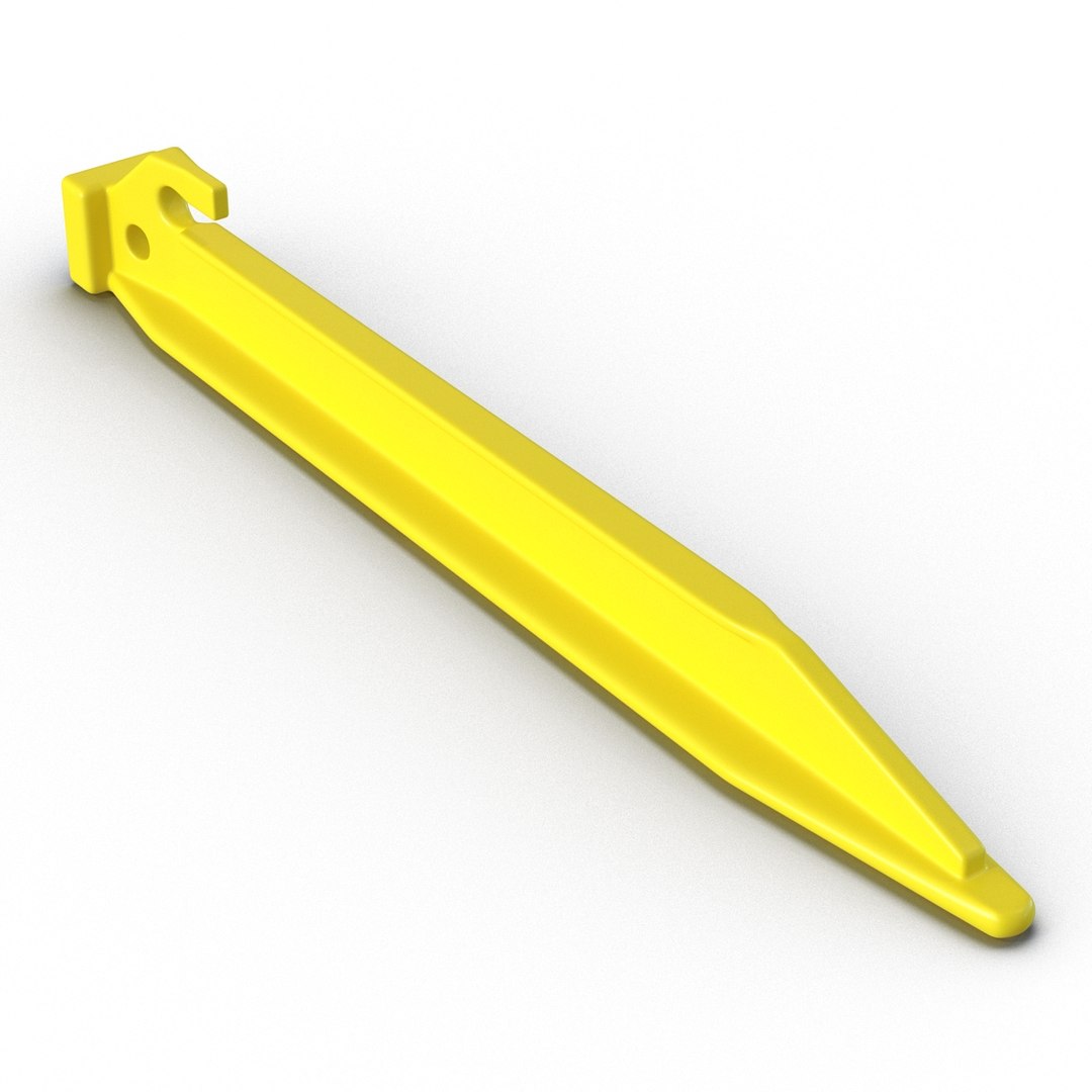 3d Model Plastic Tent Stake