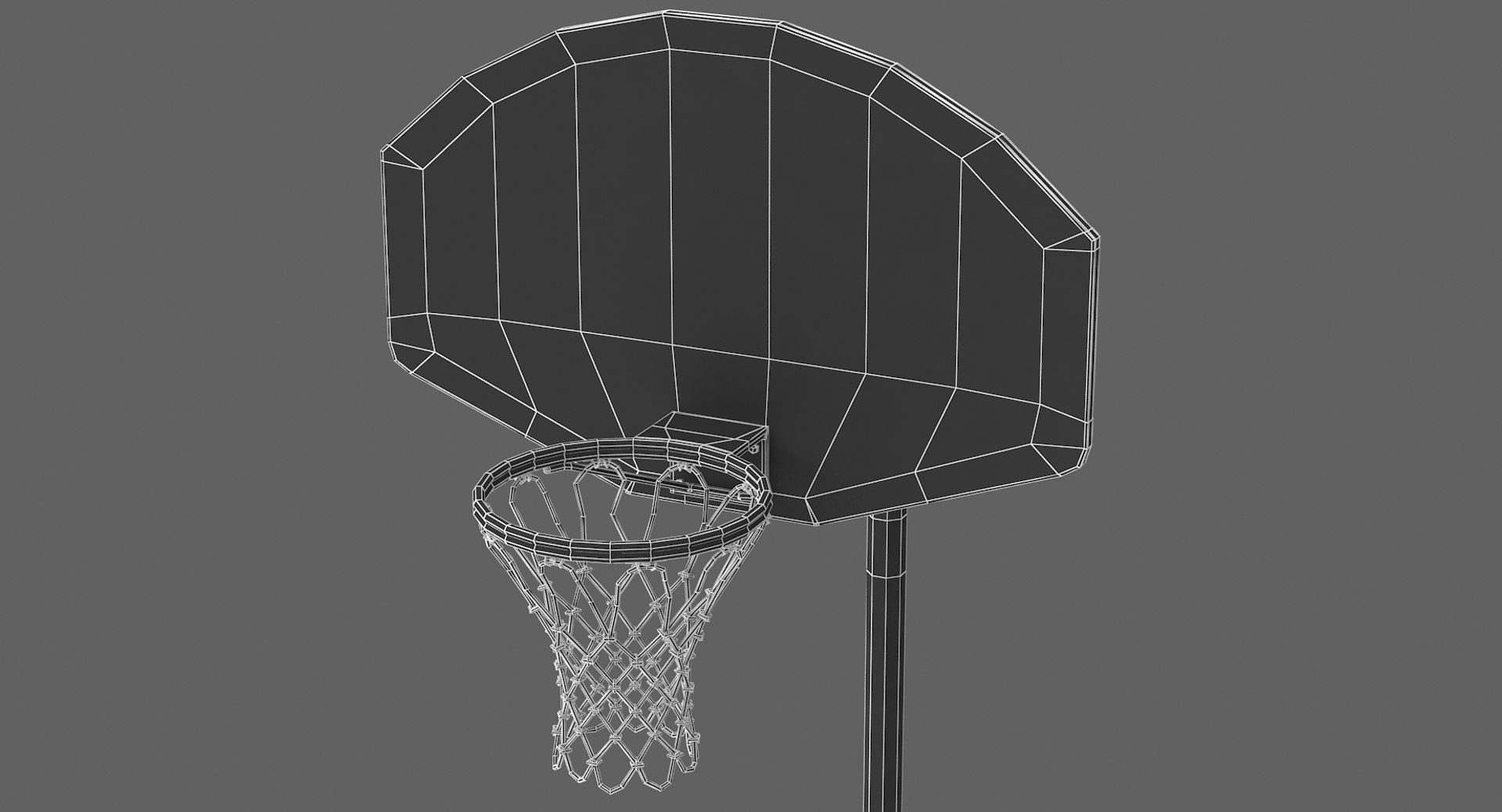 3d Model Basketball Ball Basket