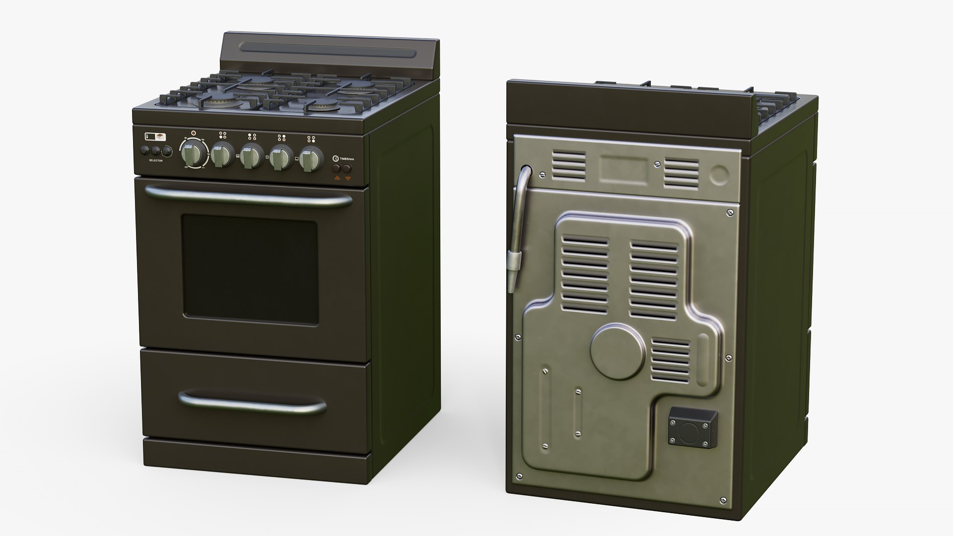 3D Stove Game Ready PBR - TurboSquid 2038224