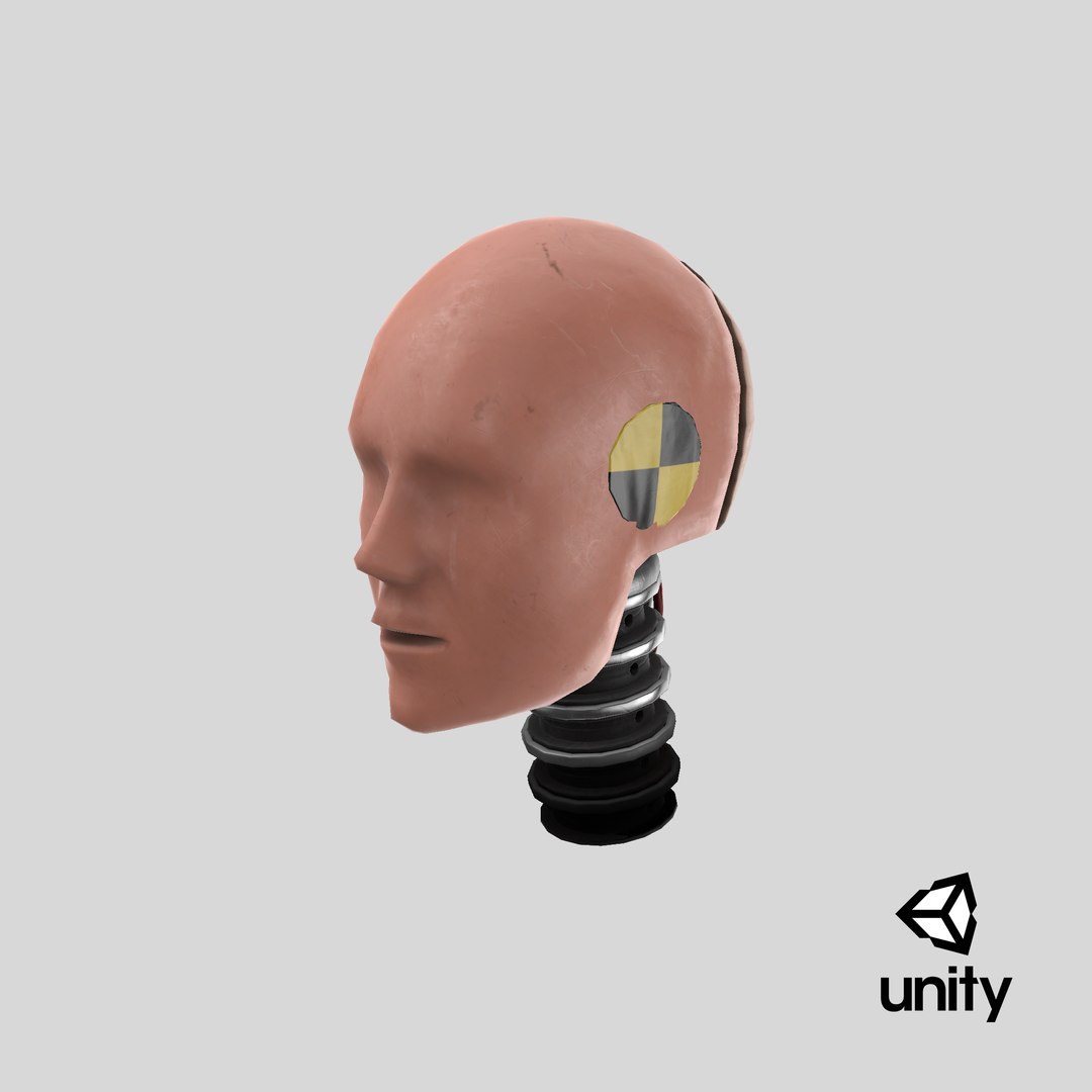 3D Crash Test Dummy Robot Head - TurboSquid 1422564