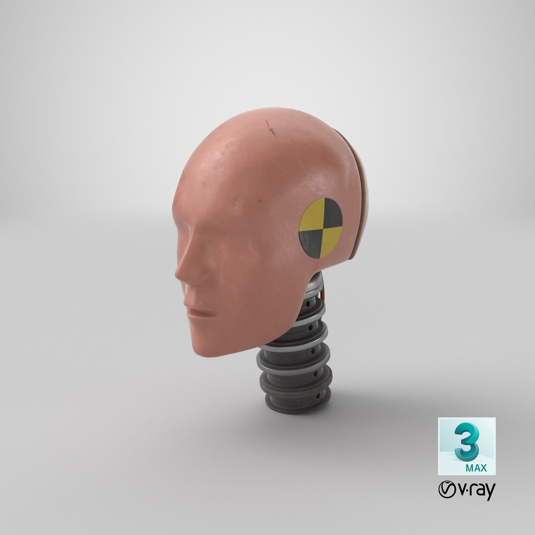 3D Crash Test Dummy Robot Head - TurboSquid 1422564