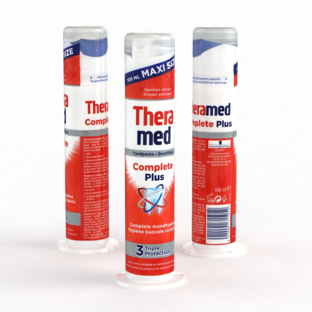 modelo 3d Thera Med Completo Plus 100ml 2022 - TurboSquid 1851431
