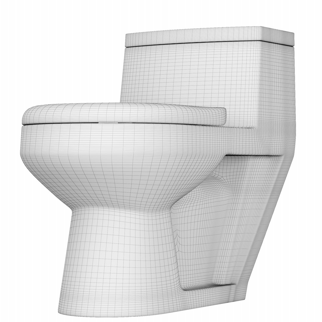 Piece Ewc Toilet 3D Model - TurboSquid 1691016