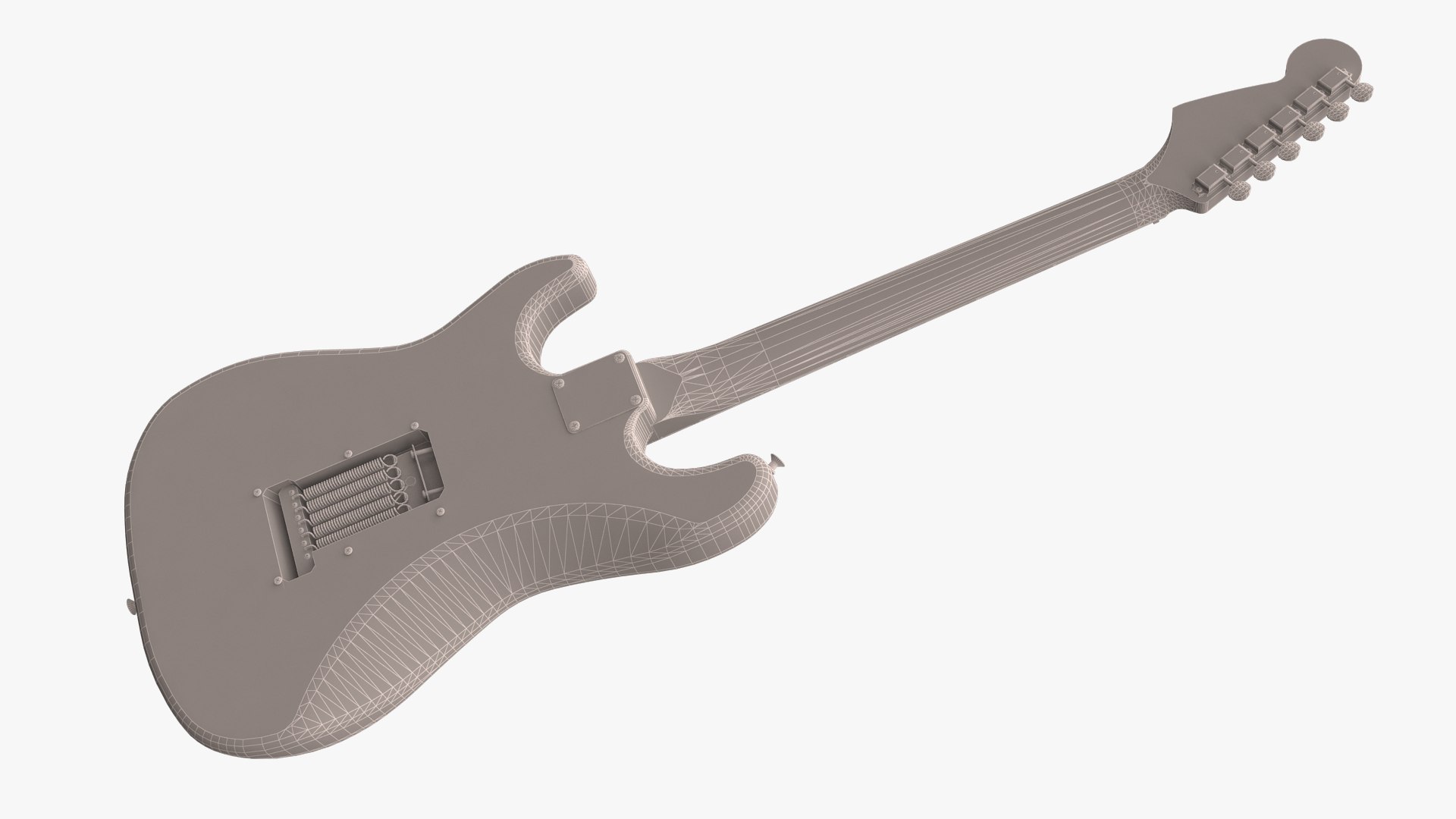 3D Stratocaster Stevie Ray Vaughan Model - TurboSquid 1814081